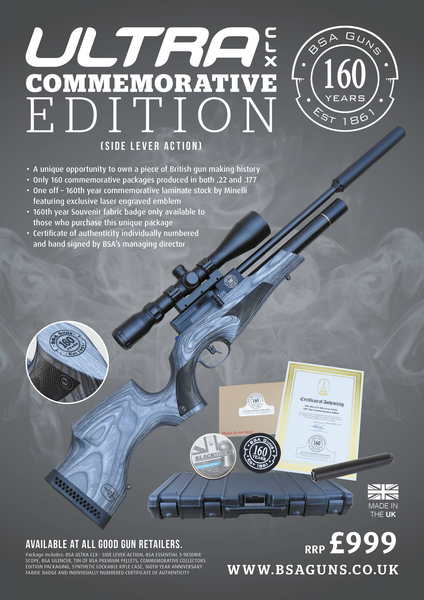 BSA CLX ltd Side Lever .177 .22 Air Rifles For Sale in Hockley | City ...